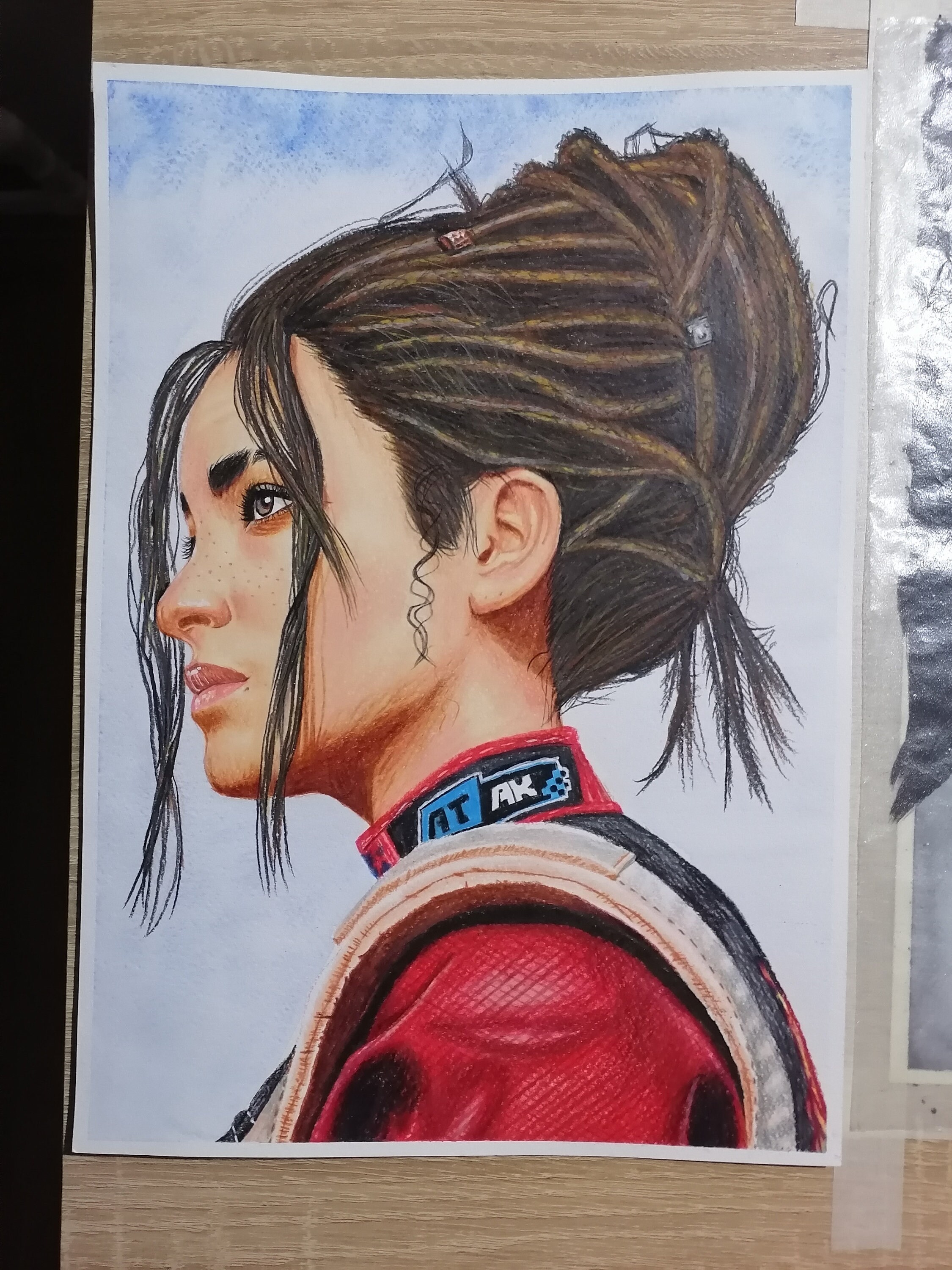 Cyberpunk 2077 Panam Palmer Portrait Handmade Drawing Wall Art Decor 20 ...