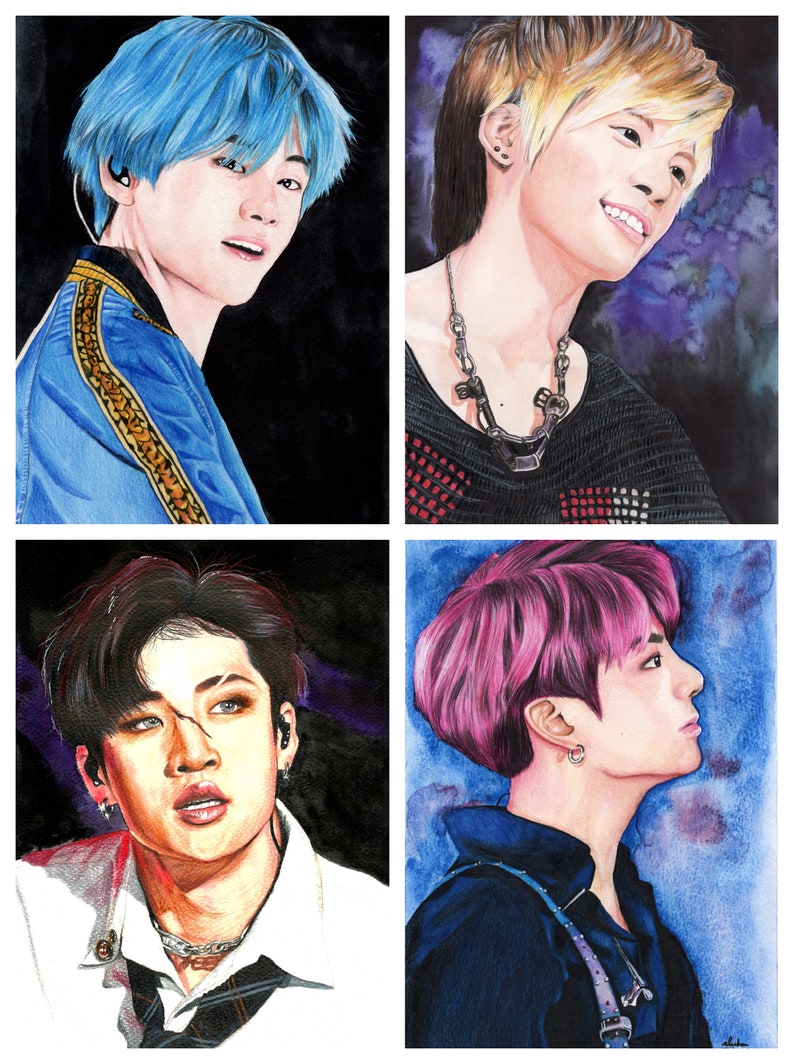 Custom Cyberpunk 2077 Portrait Custom Kpop Portrait drawing - Etsy