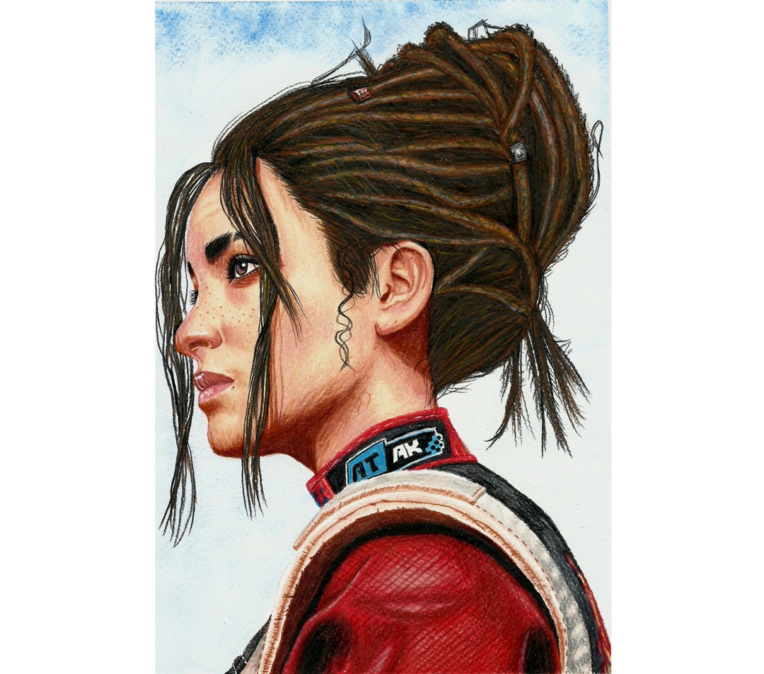 Cyberpunk 2077 Panam Palmer Portrait Handmade Drawing Wall Art Decor 20 ...