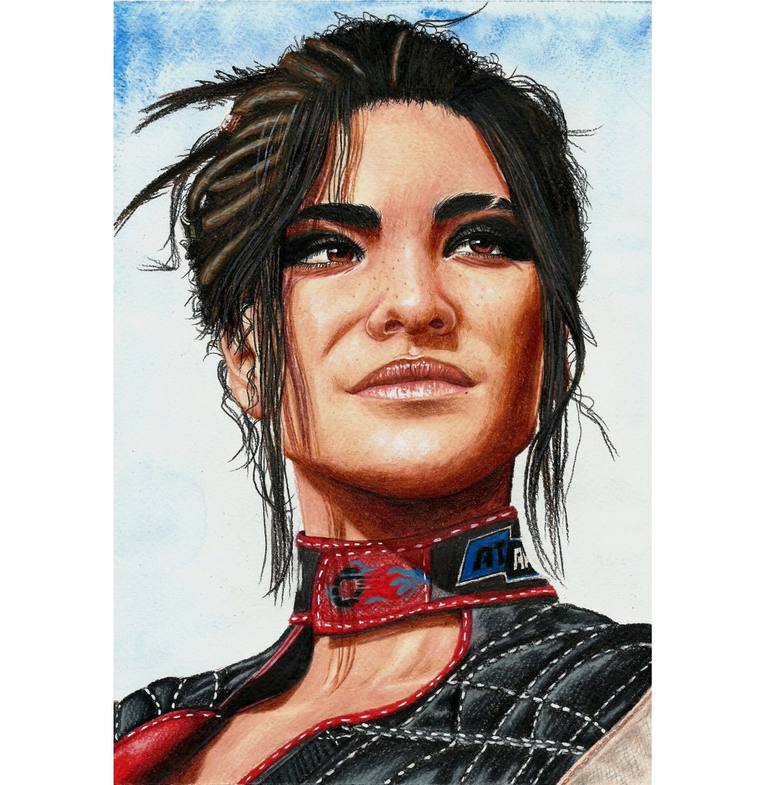 Cyberpunk 2077 Panam Palmer Portrait Handmade Drawing Wall Art - Etsy UK
