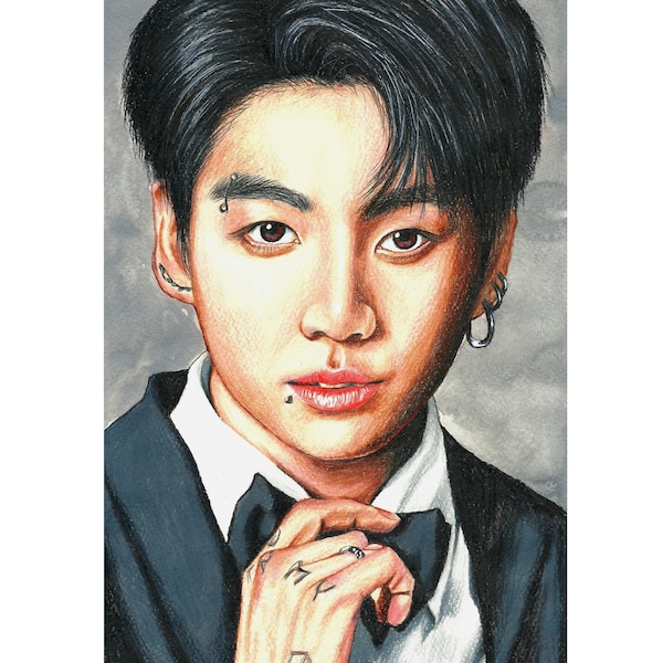 Bts Drawing - Etsy