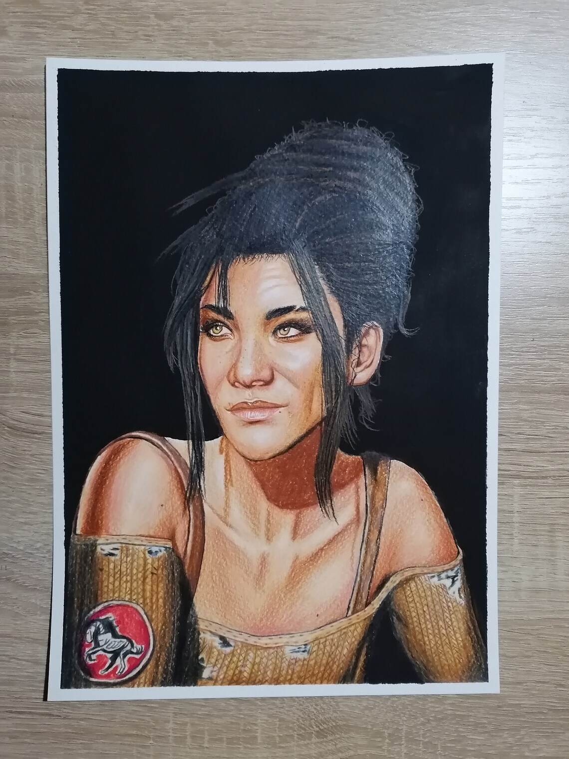 Cyberpunk 2077 Panam Palmer Portrait Handmade Drawing Wall Art - Etsy