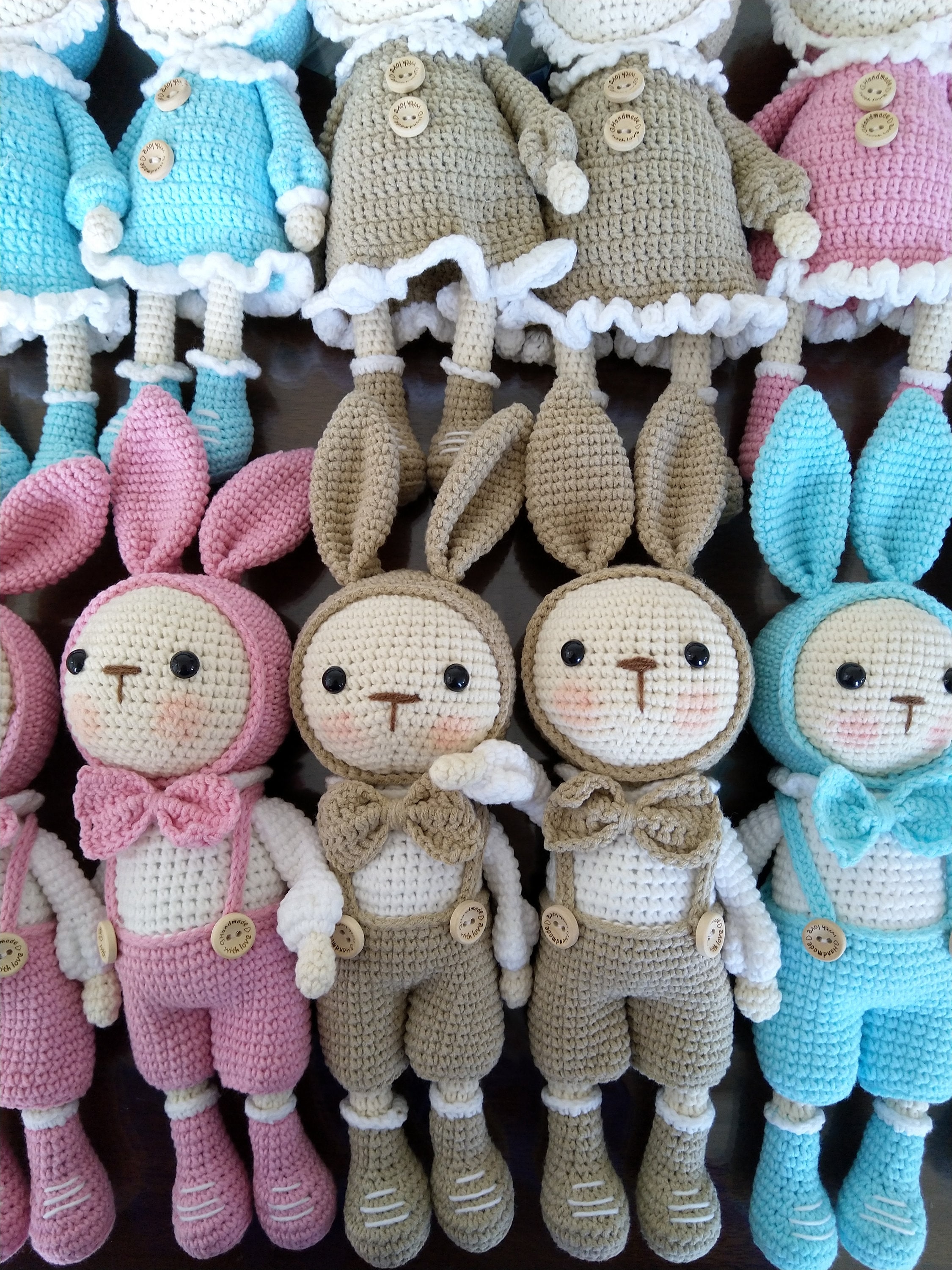 Amigurumi Rabbit Handmade Rabbit Crocheted Bunny Stuffed - Etsy