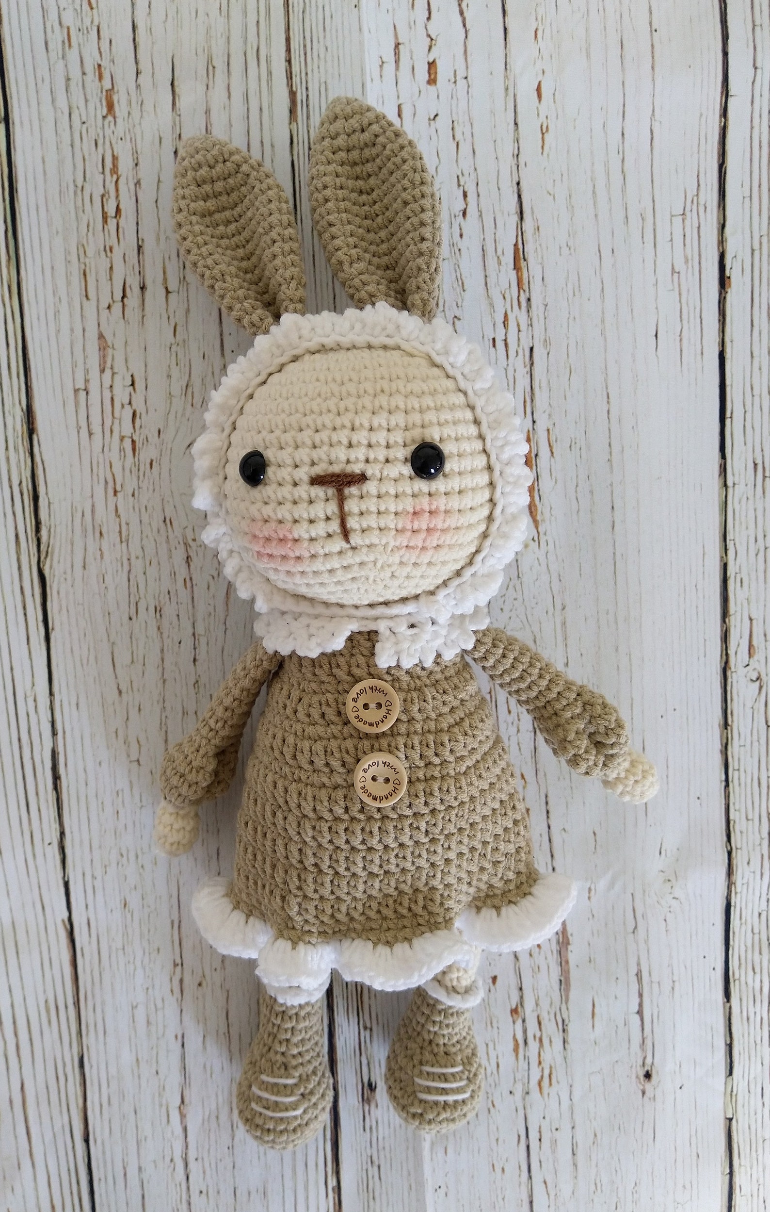 Amigurumi Rabbit Handmade Rabbit Crocheted Bunny Stuffed - Etsy