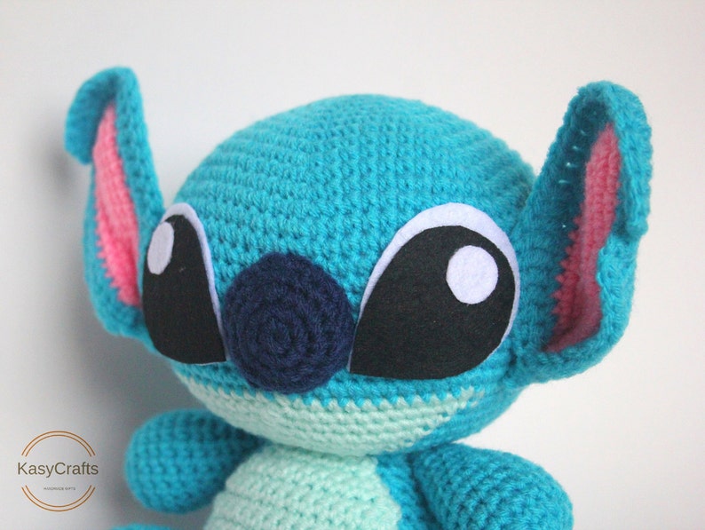 Handmade Stitch Crocheted Stitch Handmade Dolls Stuffed Stitch - Etsy