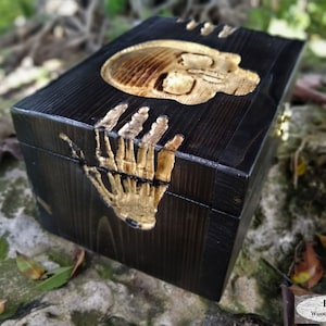 Goth Jewelry Box, Skull Box Halloween Decor Makes the Perfect Candy Box ...
