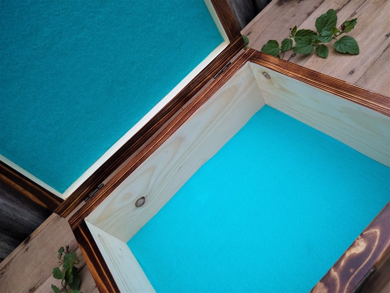 Large Keepsake Box W. Personalized Engraving, Customized Father’s Day ...