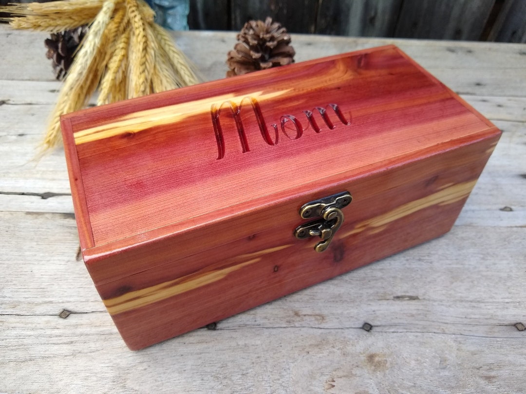 Personalized Wooden Box With Lock Gift for Dad, Anniversary Gift ...