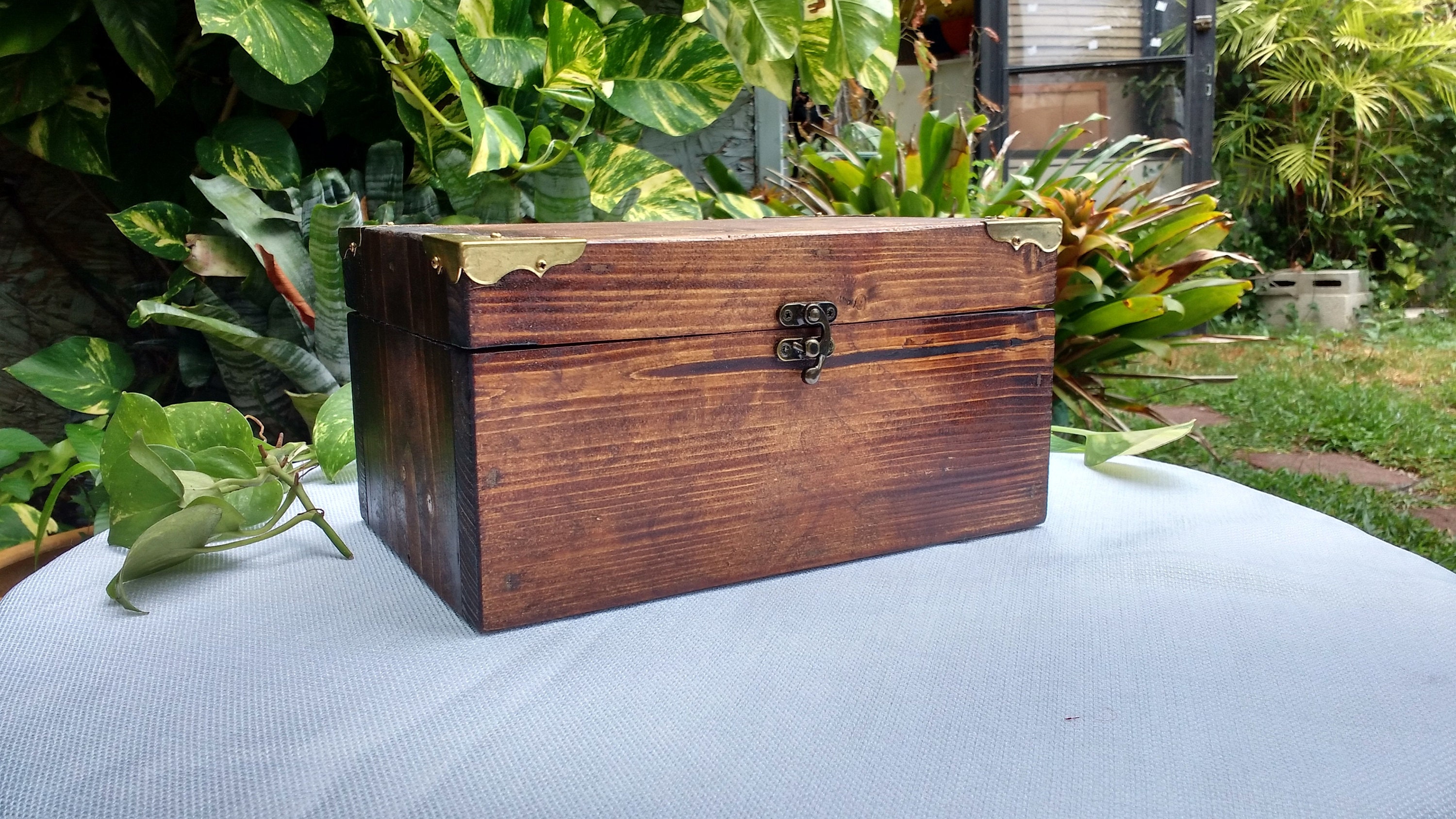 Keepsake Box with Decorative Corners Father's Day Gift | Etsy