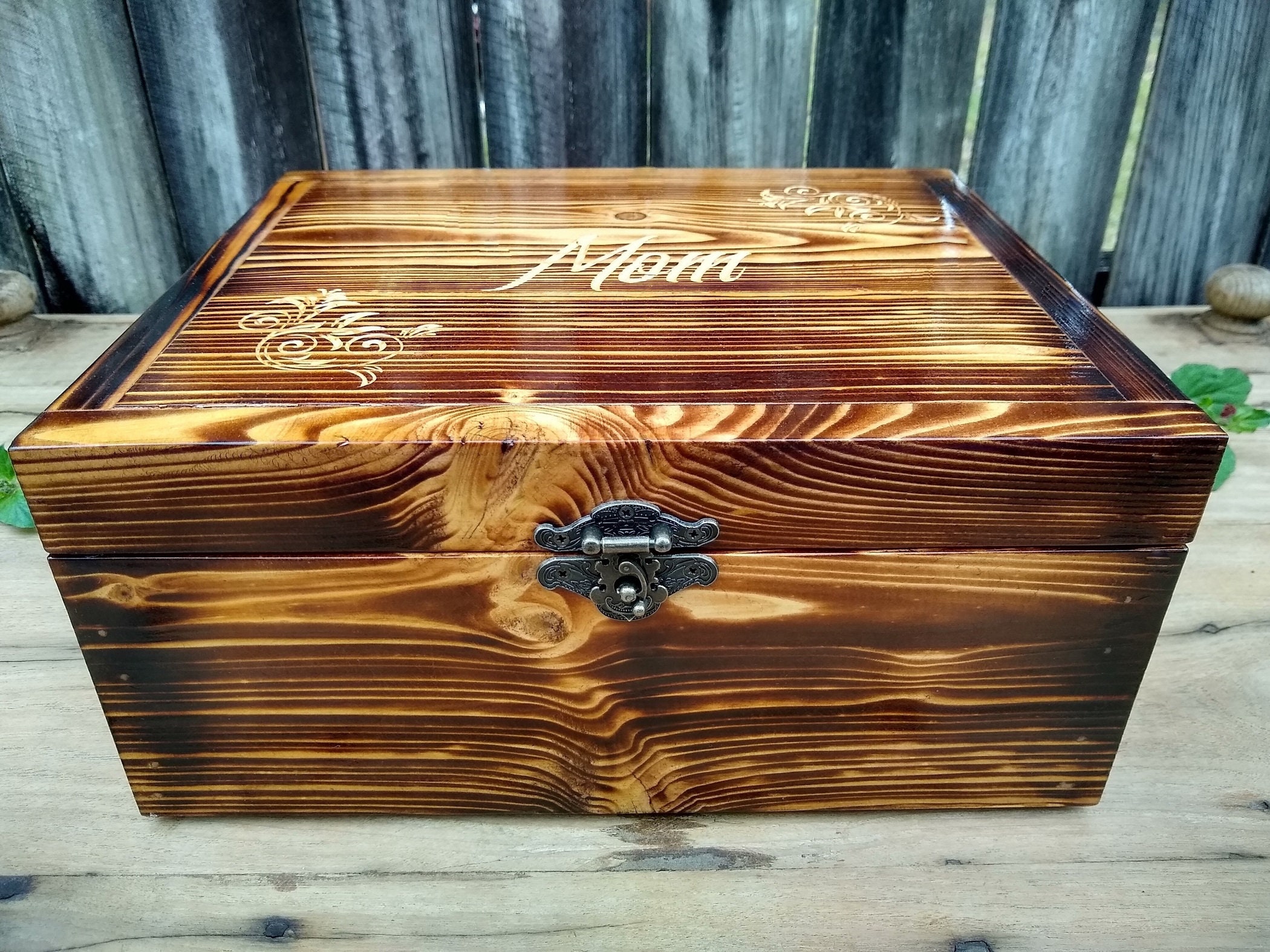 Large Keepsake Box W. Personalized Engraving Customized - Etsy