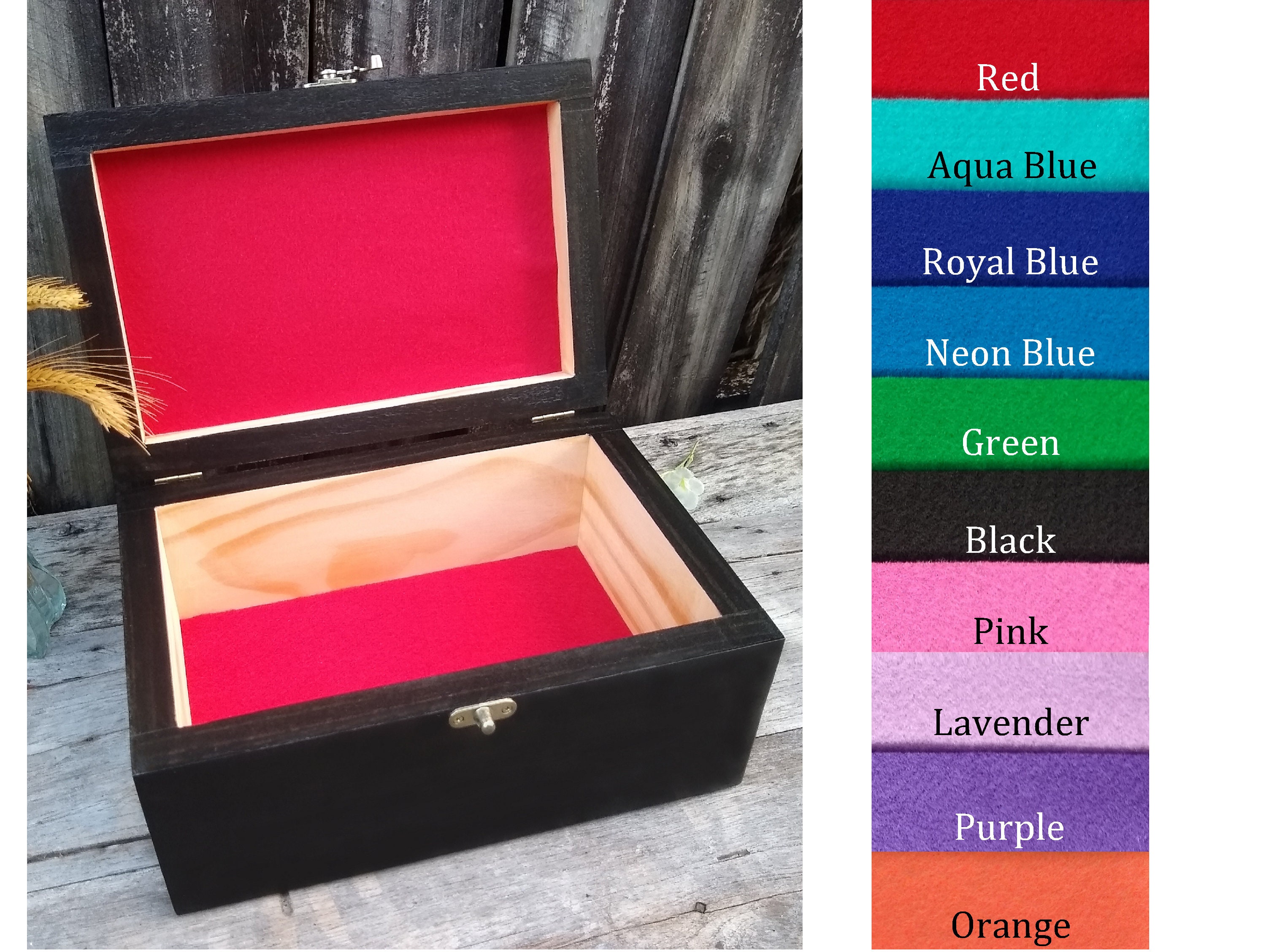Keepsake Box With Modern Artwork Design One-of-a-kind Wooden - Etsy