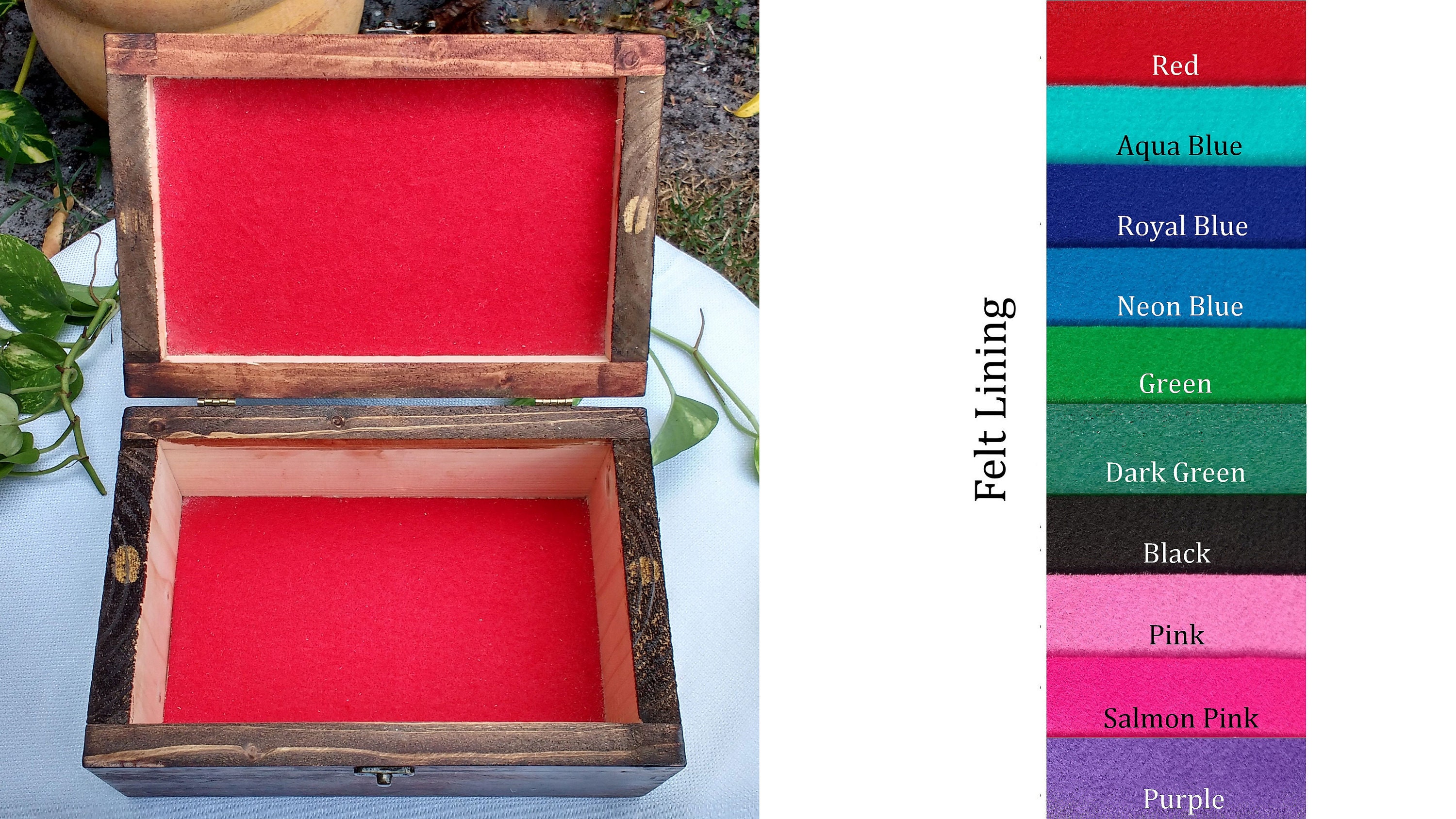 Keepsake Box with Decorative Corners Father's Day Gift | Etsy