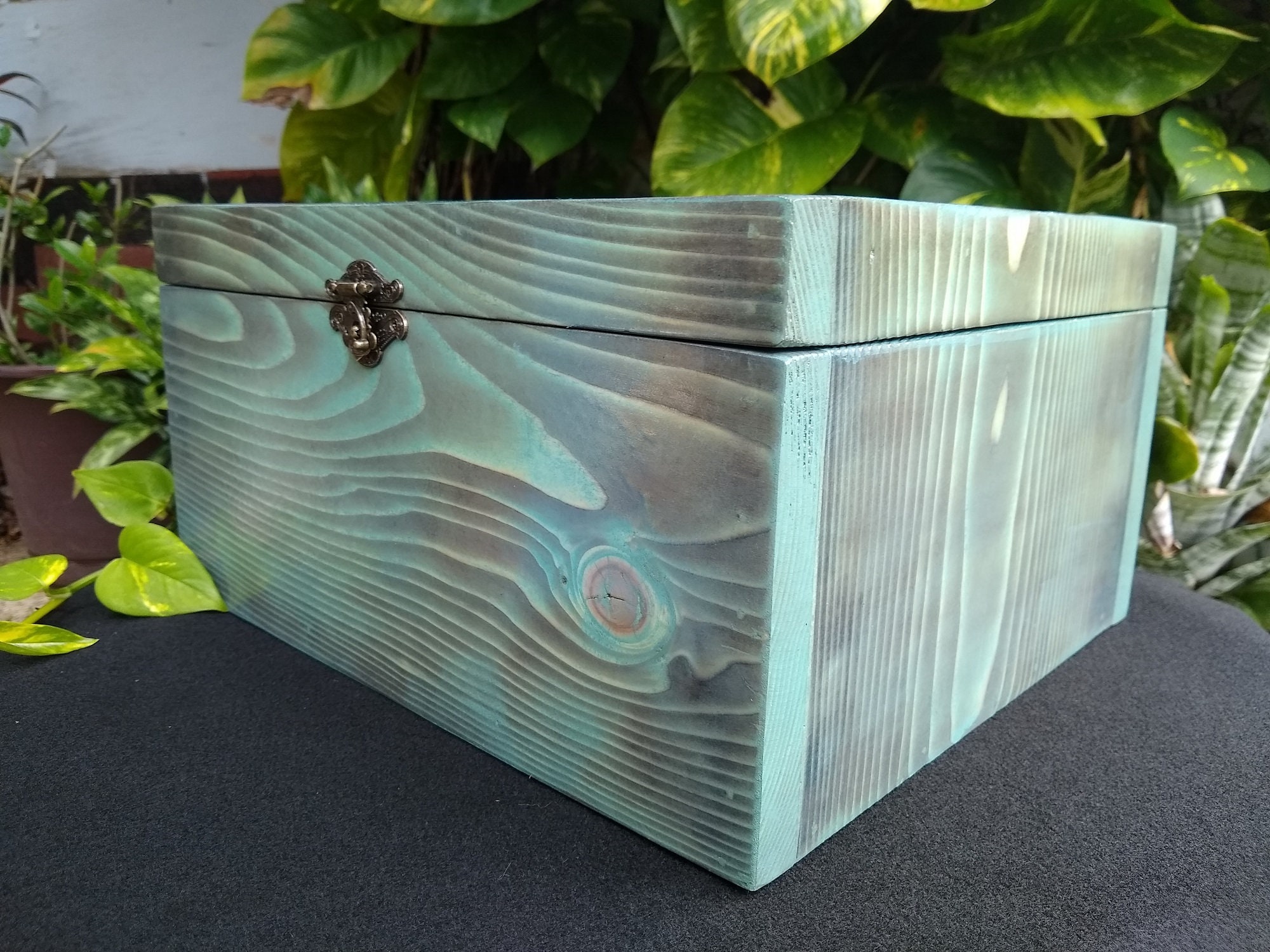 Personalized Keepsake Box With Photo Frame A Large Wooden Box | Etsy