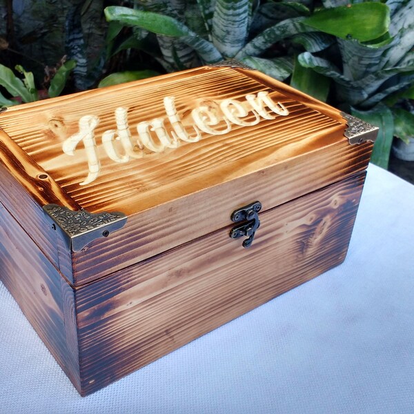 Wooden Box for Letters - Etsy