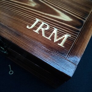 Personalized Wooden Box With Lock, Mens Valet Box Gift for Him ...