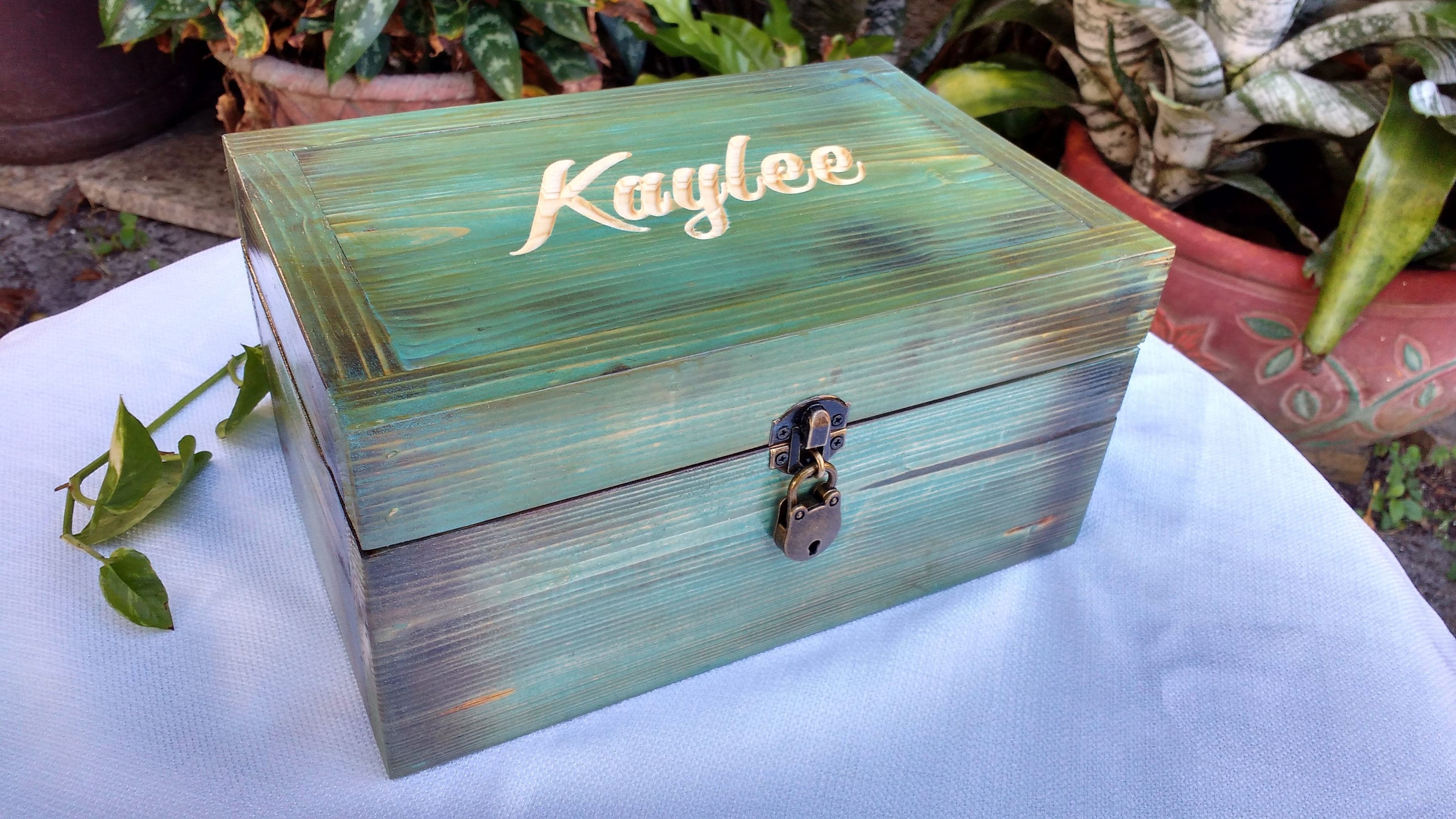 Personalized Memory Box with Lock Mother's Day Gift | Etsy