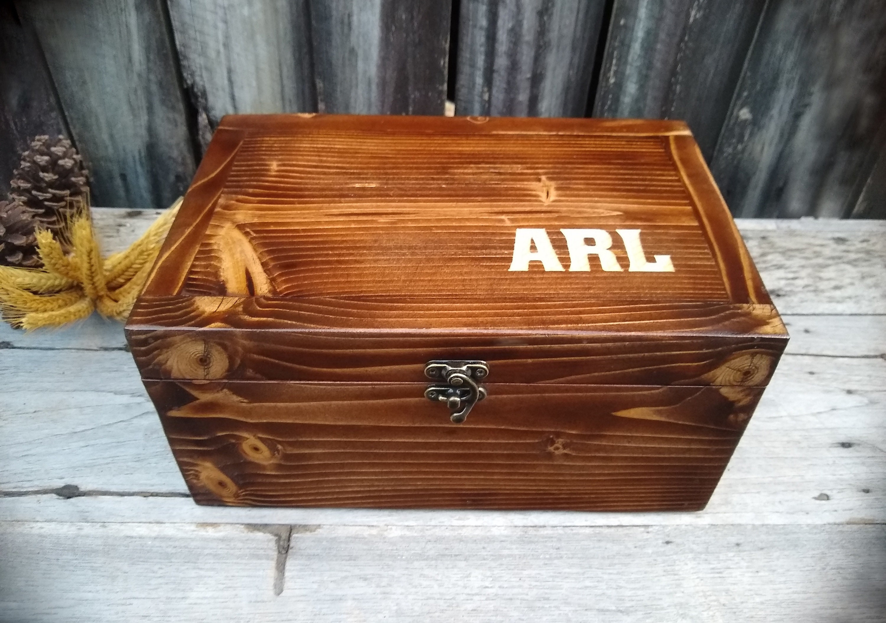 Personalized Wooden Box With Carved Engraving Mens Valet Box | Etsy
