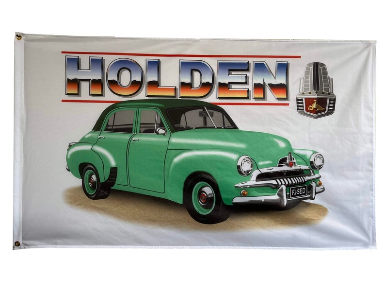Holden FJ Sedan GREEN Flag/banner 150cm X 90cm New - Etsy Australia