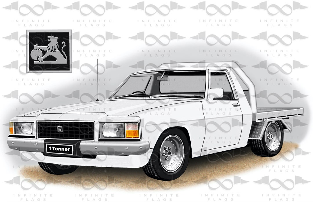 Holden WB One Tonner Ute WHITE Flag/banner 150cm X 90cm NEW - Etsy ...