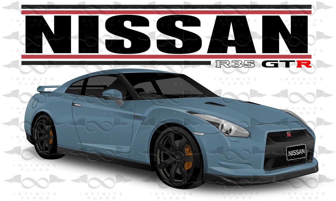 Nissan R35 GTR Coupe GREY Flag/banner 150cm X 90cm NEW - Etsy