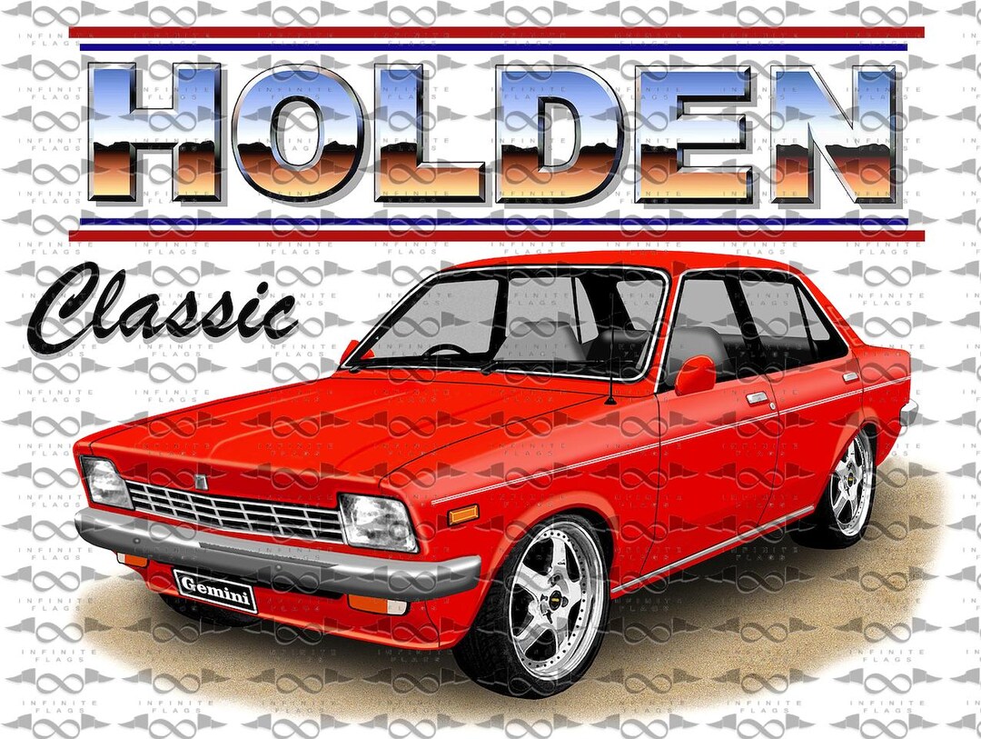 Holden TD Gemini Sedan RED Flag/banner 150cm X 90cm NEW - Etsy