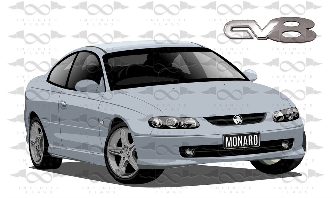 Holden V2 CV8 Monaro Coupe SILVER Flag/banner 150cm X 90cm NEW - Etsy