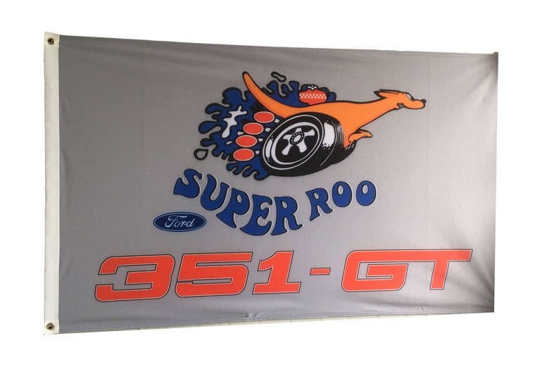 Ford Super Roo 351-GT Flag/banner 150cm X 90cm NEW - Etsy Australia