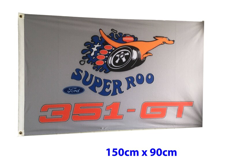 Ford Super Roo 351-GT Flag/banner 150cm X 90cm NEW - Etsy Australia