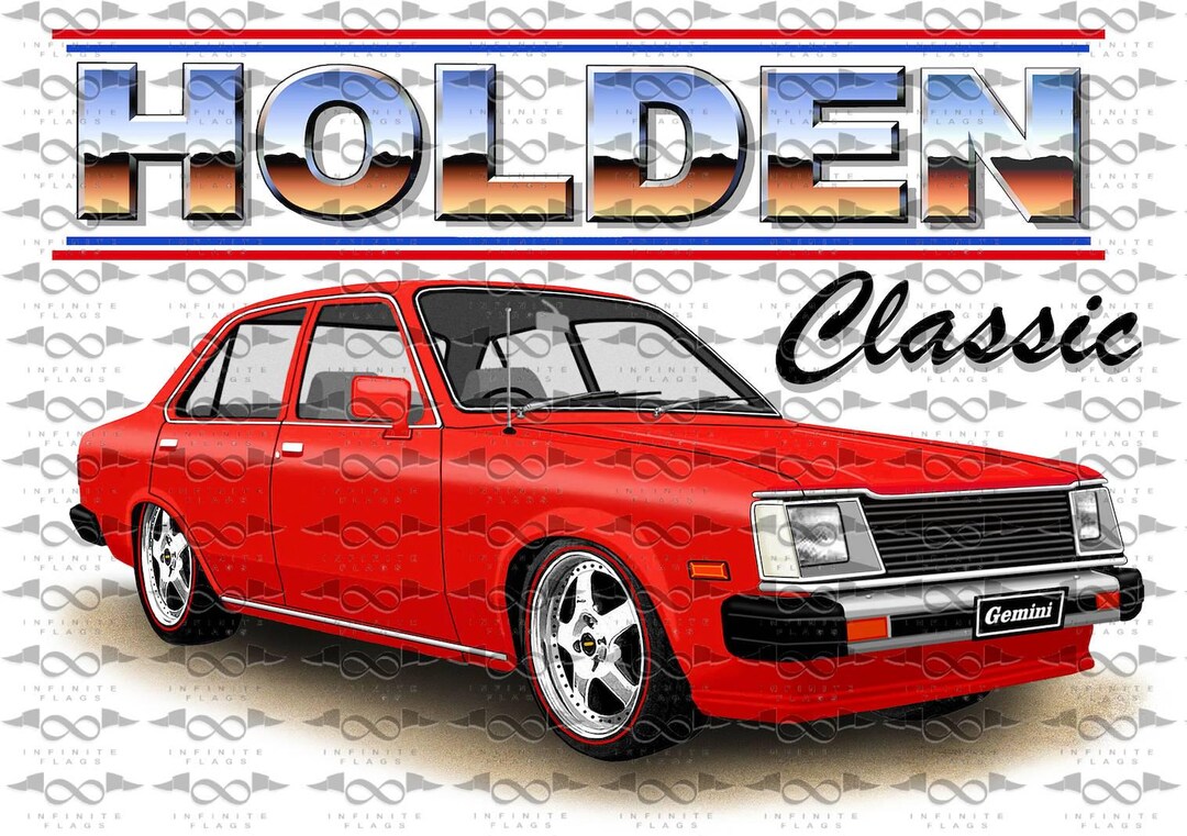 Holden TE Gemini Sedan RED Flag/banner 150cm X 90cm NEW - Etsy