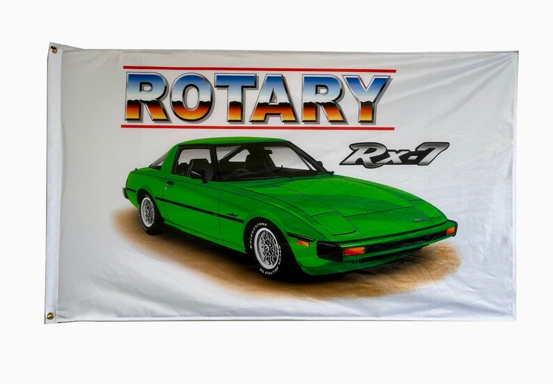 Mazda RX7 Rotary Coupe GREEN Flag/banner 150cm X 90cm NEW - Etsy Australia