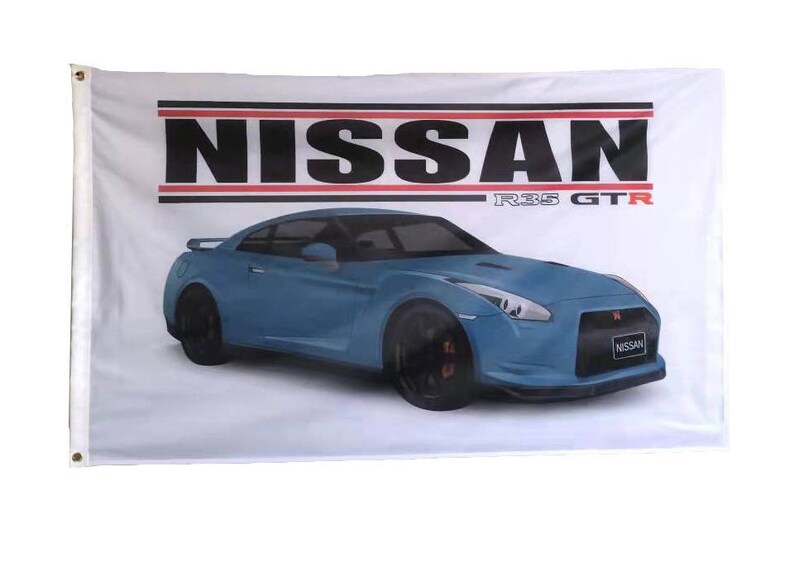 Nissan R35 GTR Coupe GREY Flag/banner 150cm X 90cm NEW - Etsy Australia
