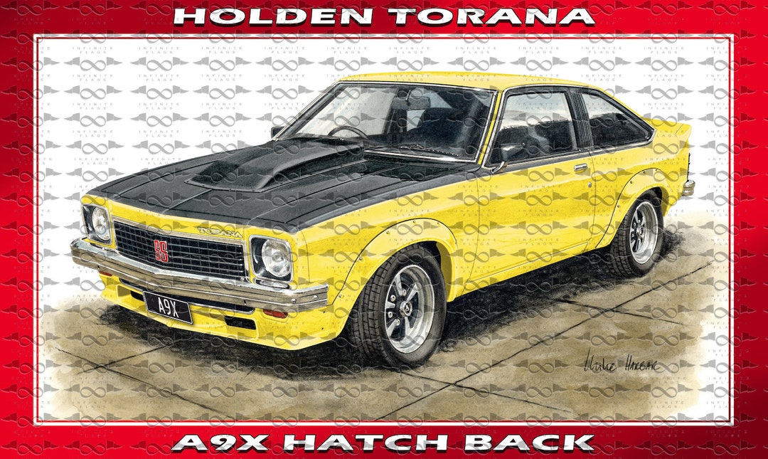 Holden Torana A9X Coupe Hatch YELLOW Flag/banner 150cm X 90cm NEW - Etsy