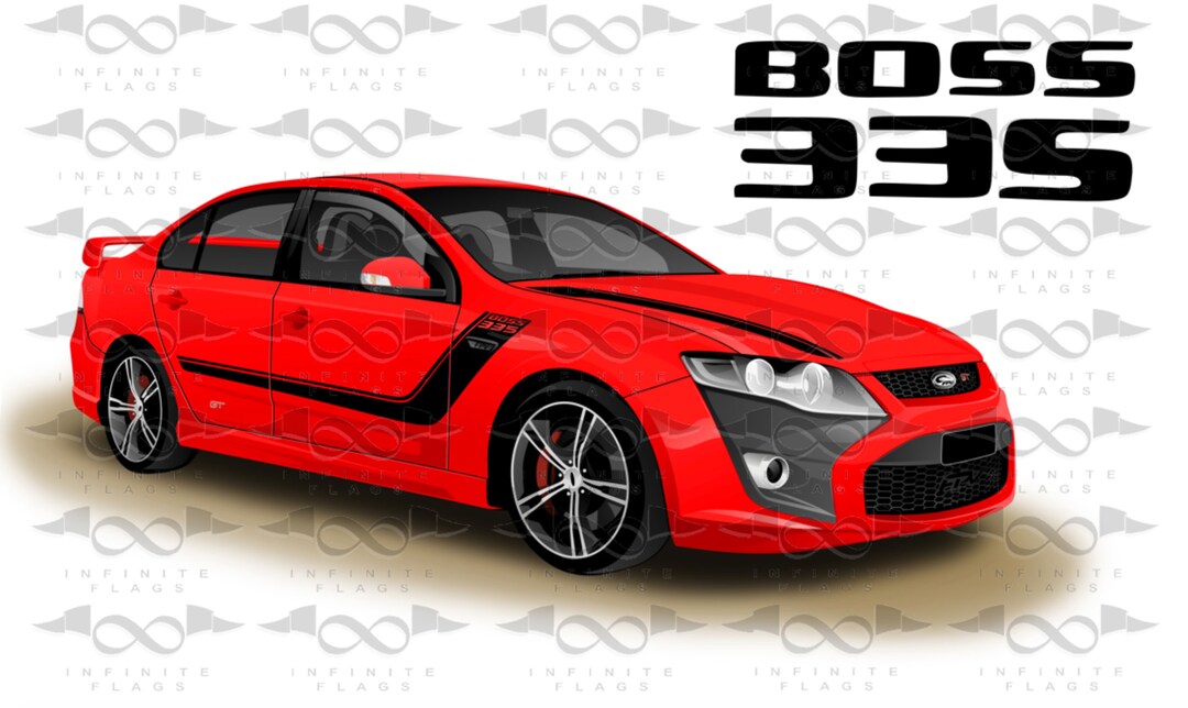 Ford Performance Vehicles FPV FG GT Boss 335 Red Flag/banner 150cm X ...
