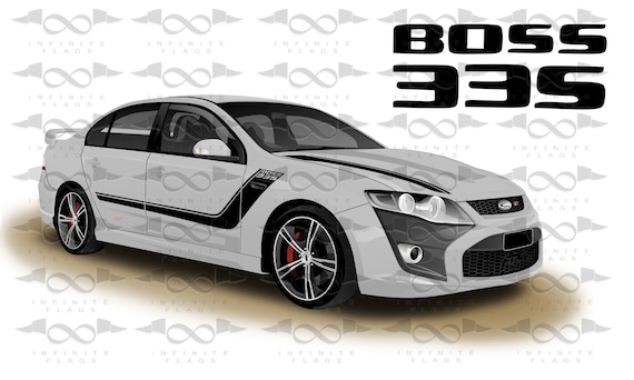 Ford Performance Vehicles FPV FG GT Boss 335 Silver | Etsy Australia