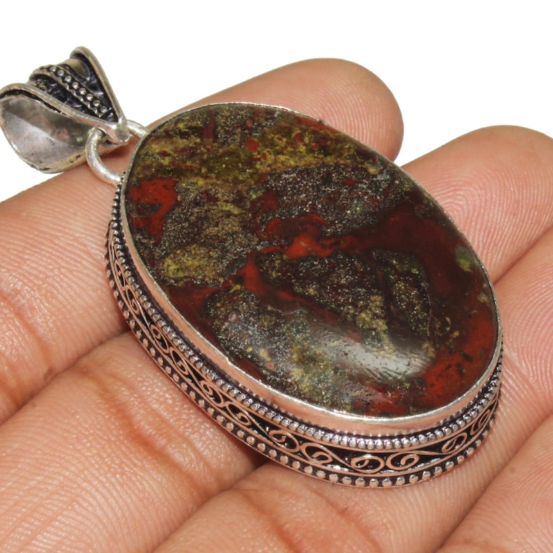 Bloodstone Jewelry - Etsy