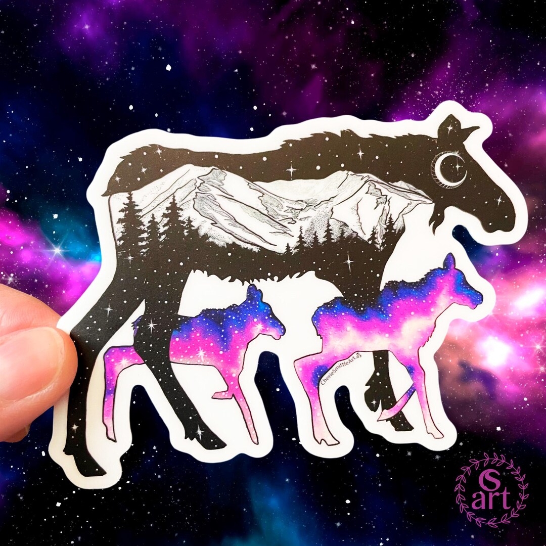 Momma Moose Sticker - Etsy