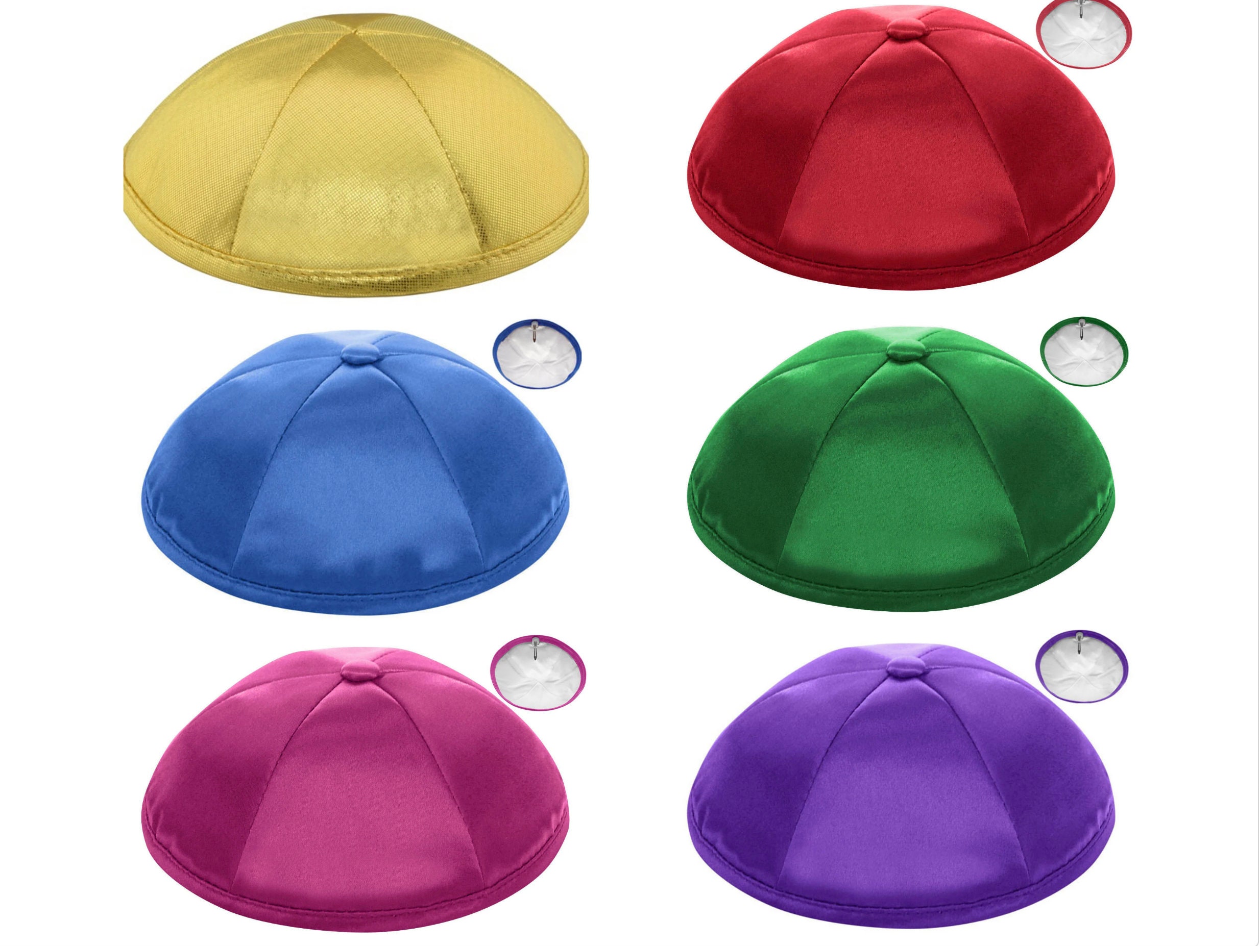 Personalised Satin Kippah, Kippa, Yarmulka, Kippot, Skull Cap, Kippot ...