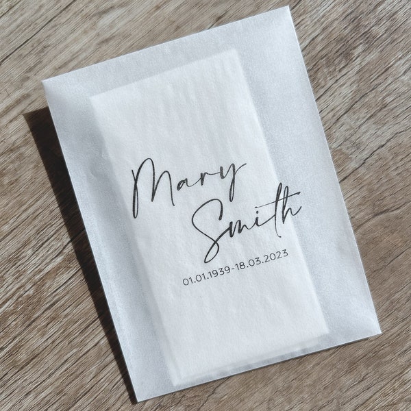 Funeral Tissues - Etsy