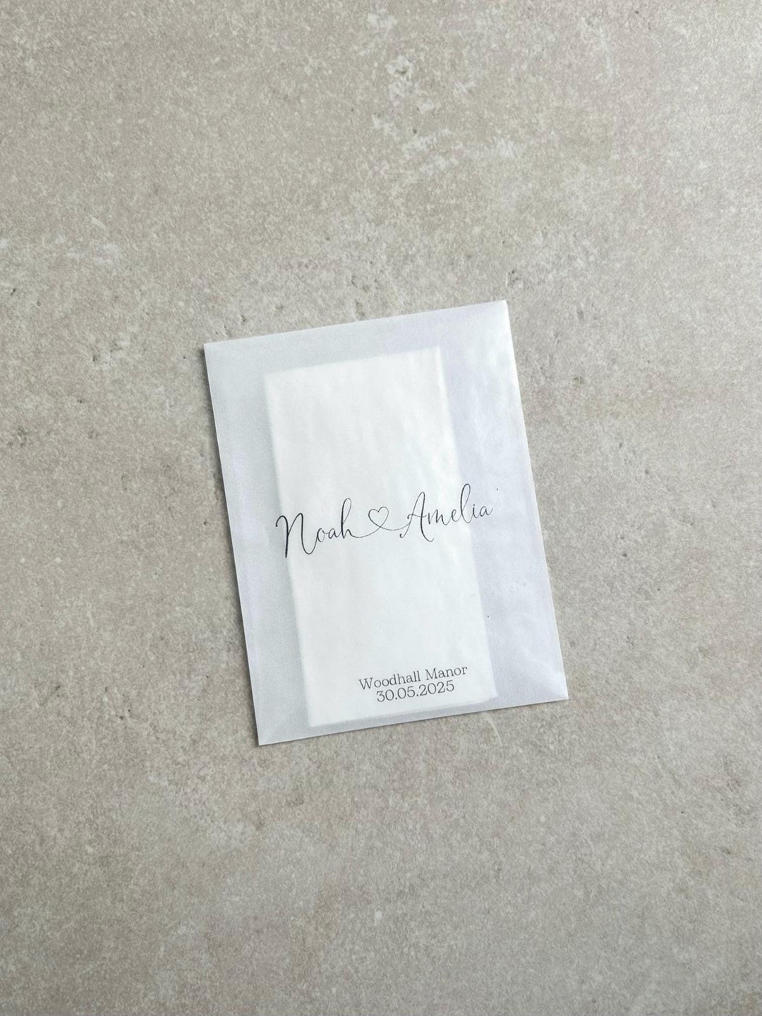 Personalised Wedding Tissue Packets | Confetti Packs - Etsy UK
