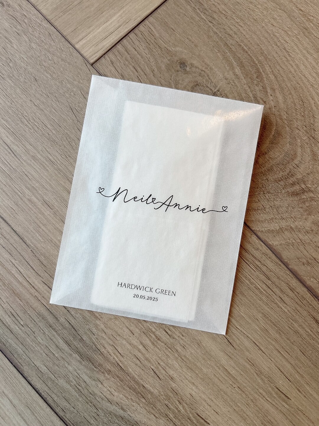 Any Design Personalised Wedding Tissue Packs Personalised Wedding ...