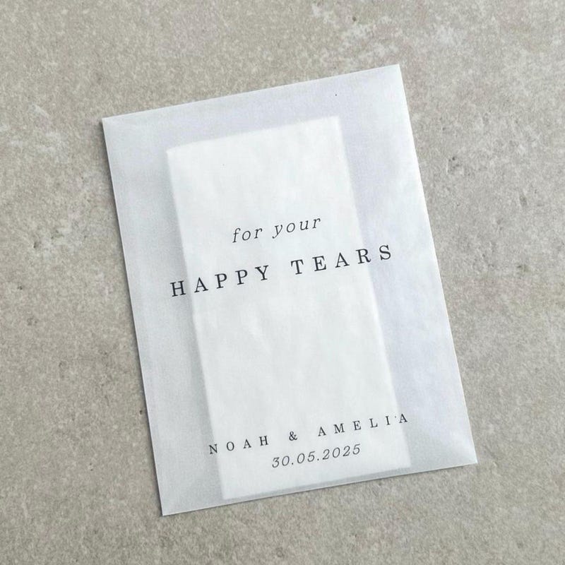 Wedding Tissues - Etsy