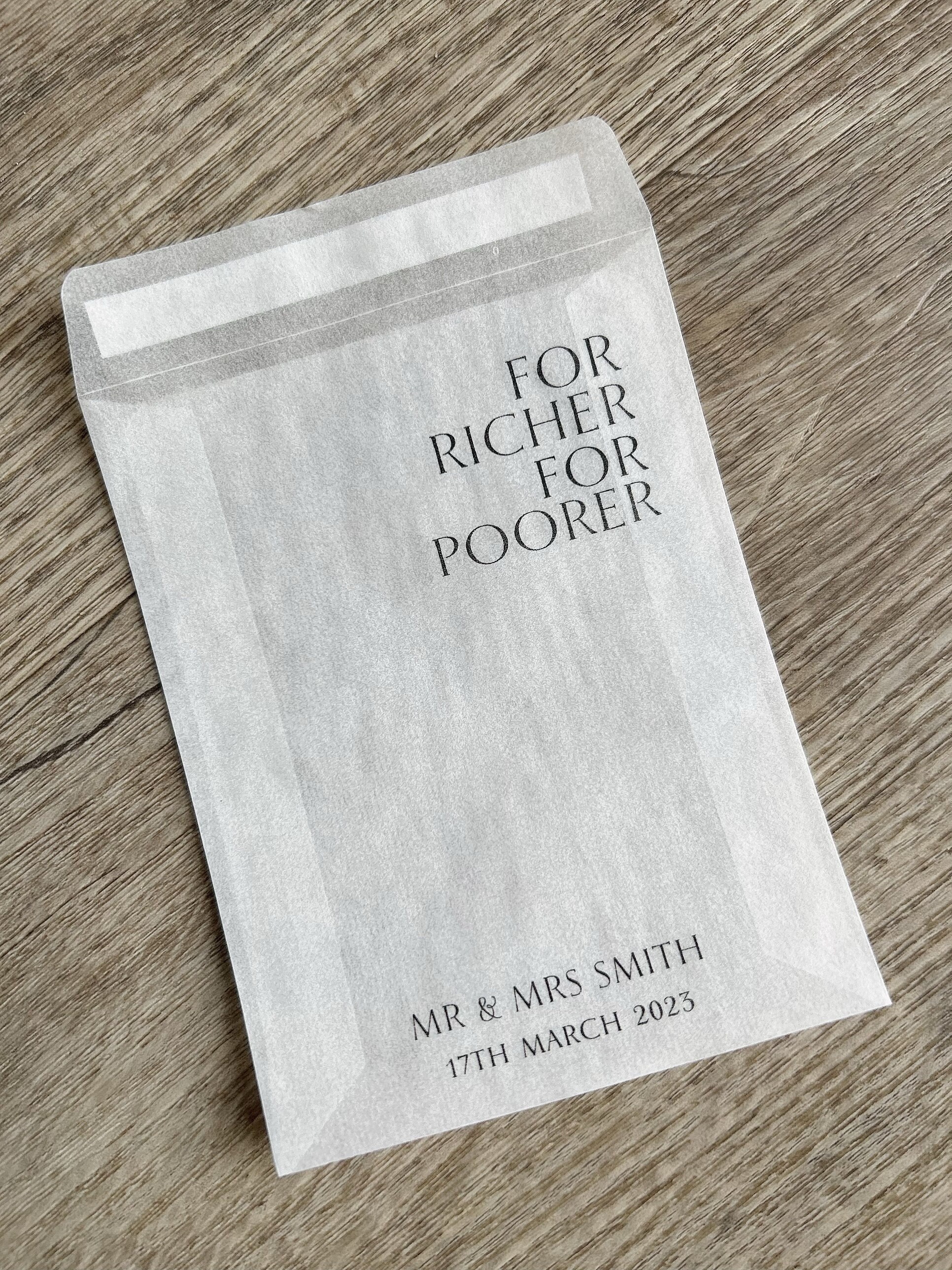 Personalized Wedding Scratch Card Favor Packs: Any Design - Etsy UK