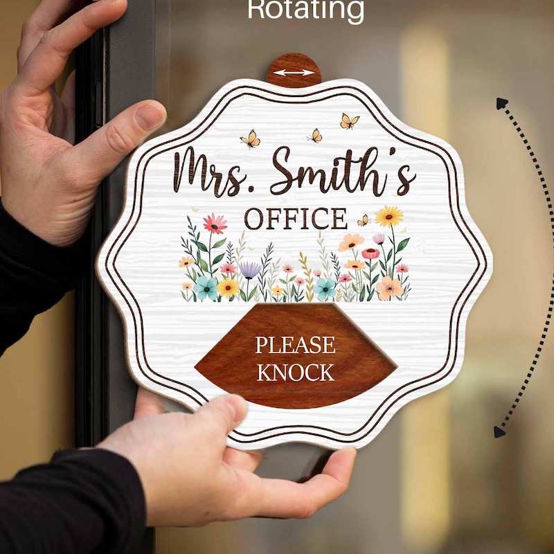 Office Door Status Spinner - Etsy