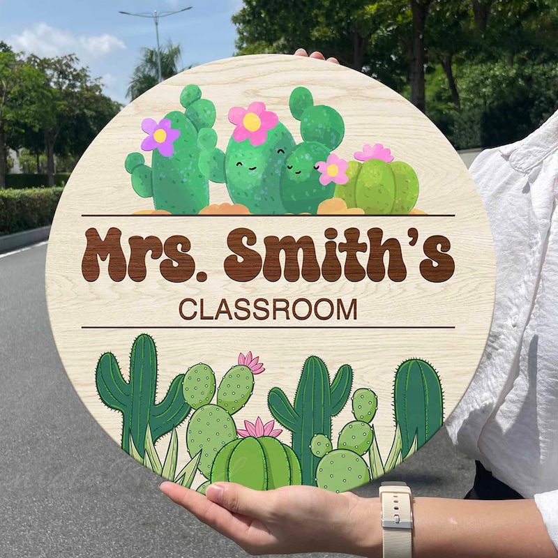 Cactus Door Hanger - Etsy