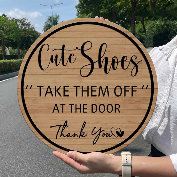 Beach Shoes off Sign - Etsy