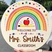 Personalized Teacher Door Sign, Back to School Gift for Teacher ...