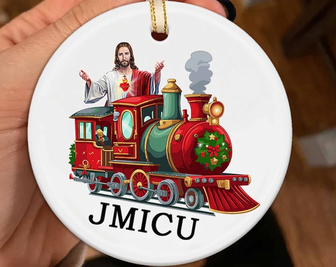 Train Ornament, Train Christmas Ornament, Locomotive Ornament, Steam ...