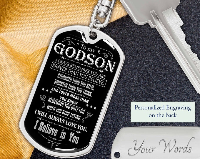 Personalized Gift for Godson, Graduation Gift for Him, Godson Gifts ...
