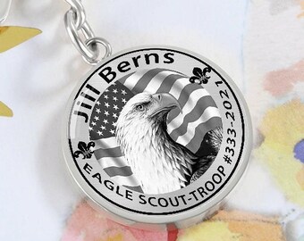 Eagle Key Ring - Etsy