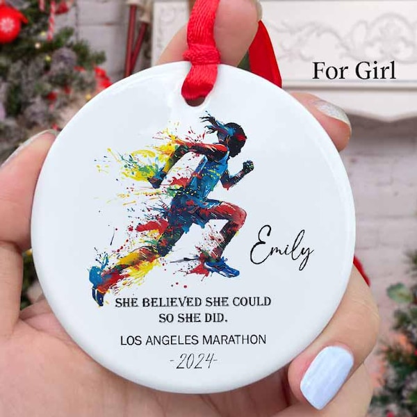 Runner Ornament - Etsy